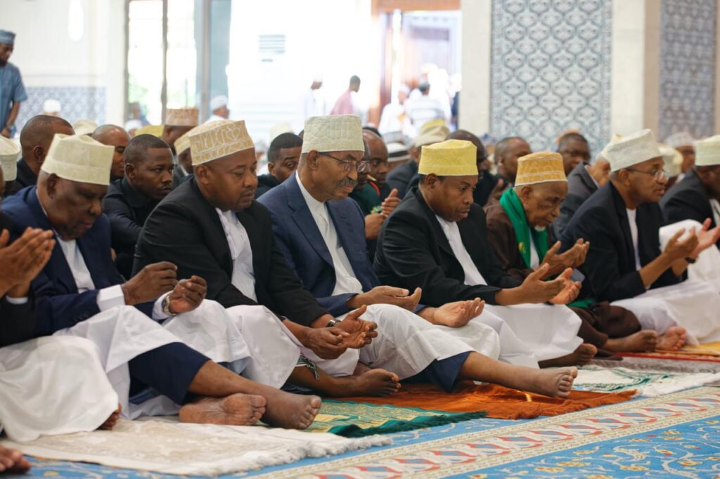 PRESIDENT SAMIA SULUHU HASSAN ATTENDS THE EID EL-FITR PRAYER - Tanzania